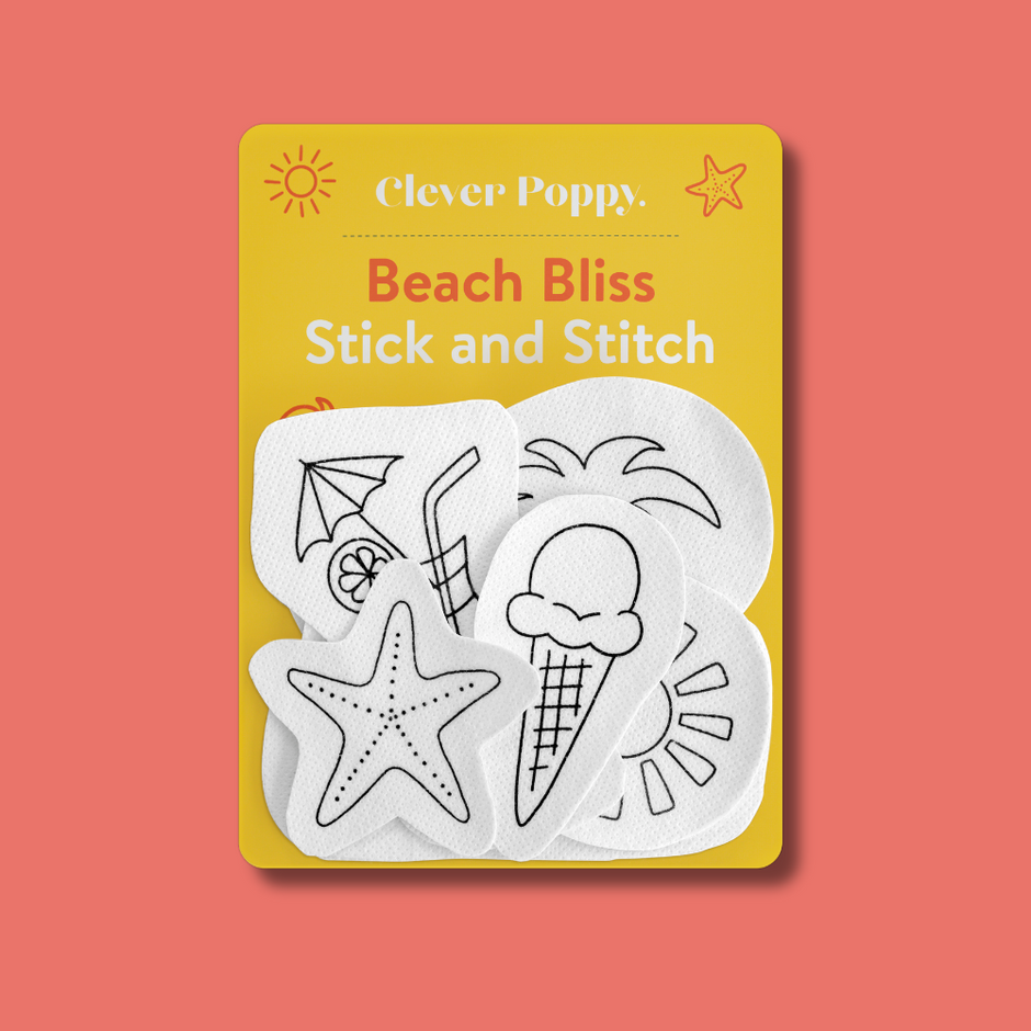Clever Poppy | Beginner Embroidery Kits & Supplies